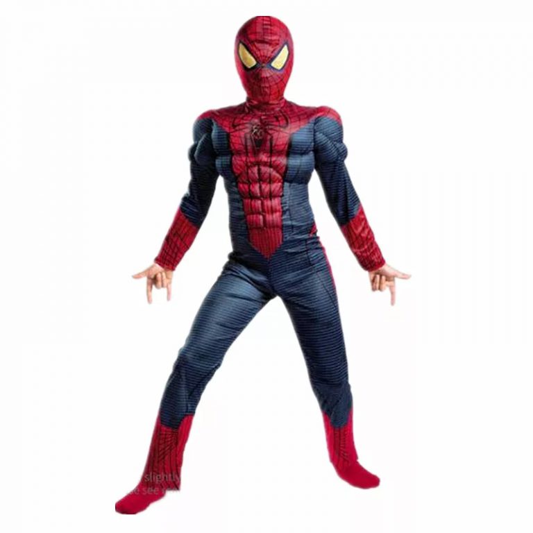 Spiderman pak Spierballen Kind - Bij Bambini Verkleedkleding